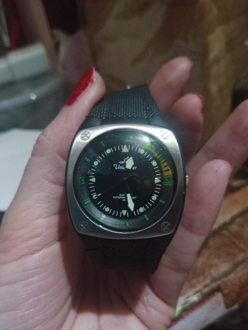 Original uni silver watch black color for women, Women's Fashion ...