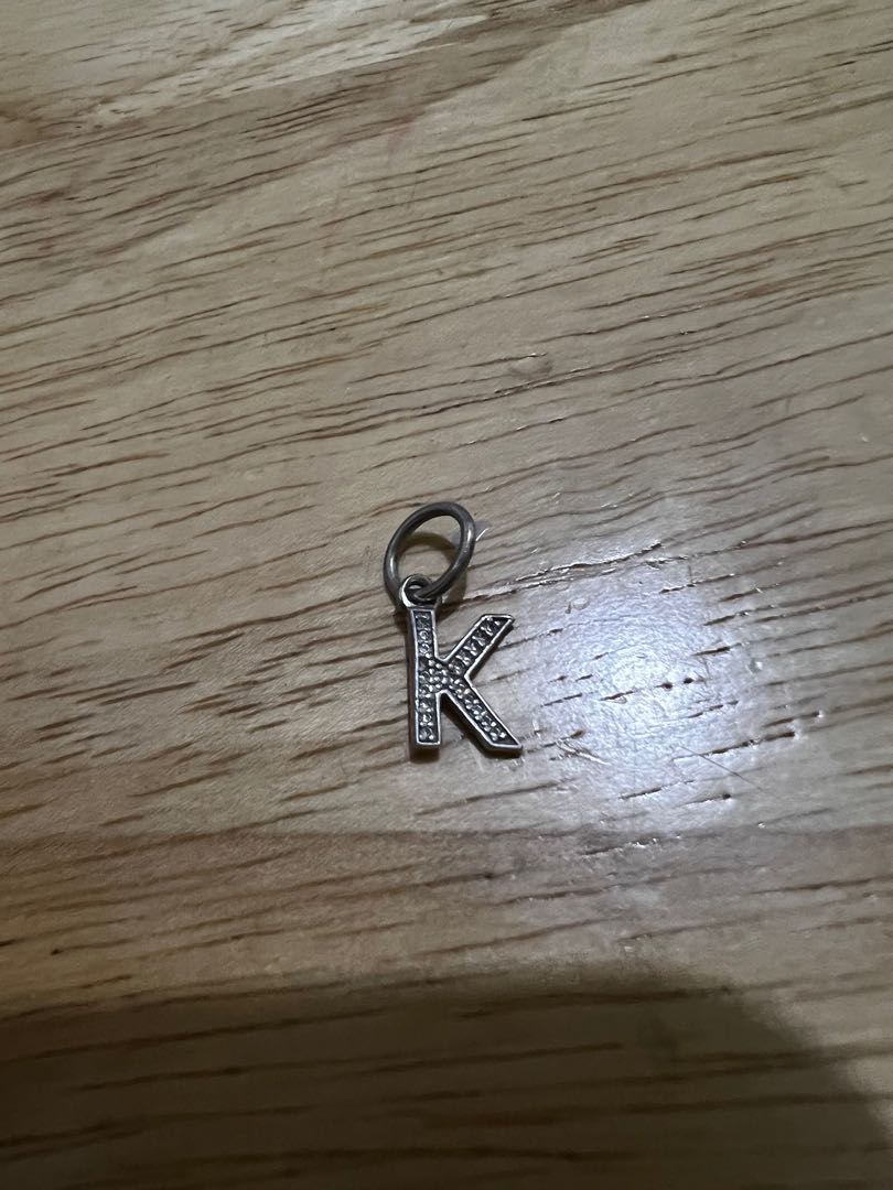 Pandora Letter K, Women's Fashion, Jewelry & Organizers, Charms on ...