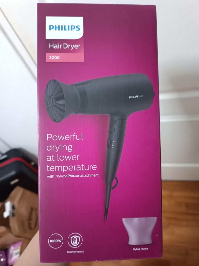 Philips BHD308/13 Dryer 3000 Airflower Thermoprotect Hair Dryer (1600W), Beauty & Personal Care ...