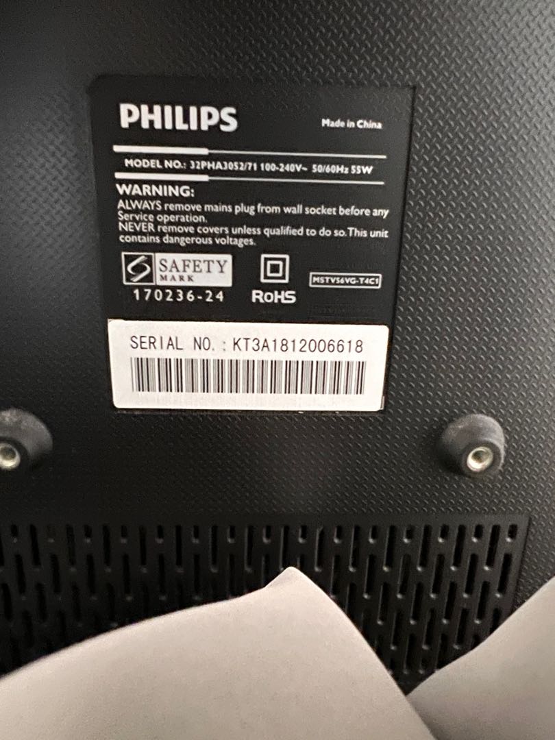 Philips Slim 32 inch LED TV, TV & Home Appliances, TV & Entertainment ...