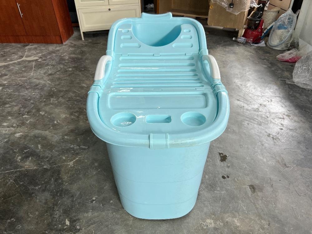 Plastic Bath Tub Blue Colour / Tab Mandi Plastik Warna Biru, Babies ...