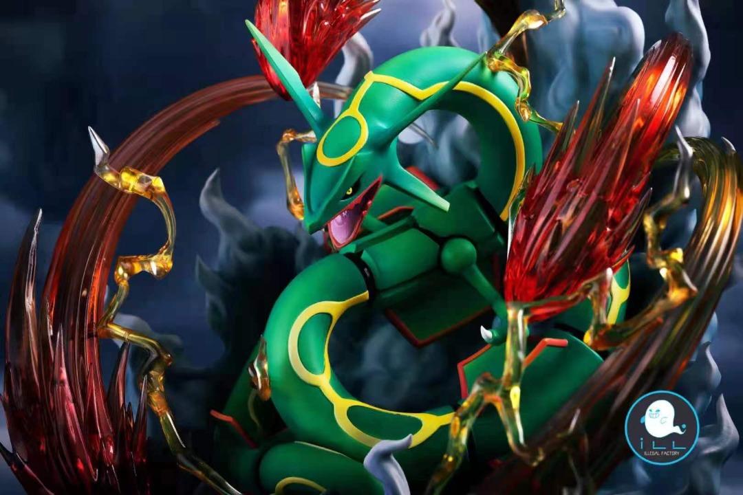 [PO] ILL Studio - Rayquaza Figure Statue, Hobbies & Toys, Toys & Games ...
