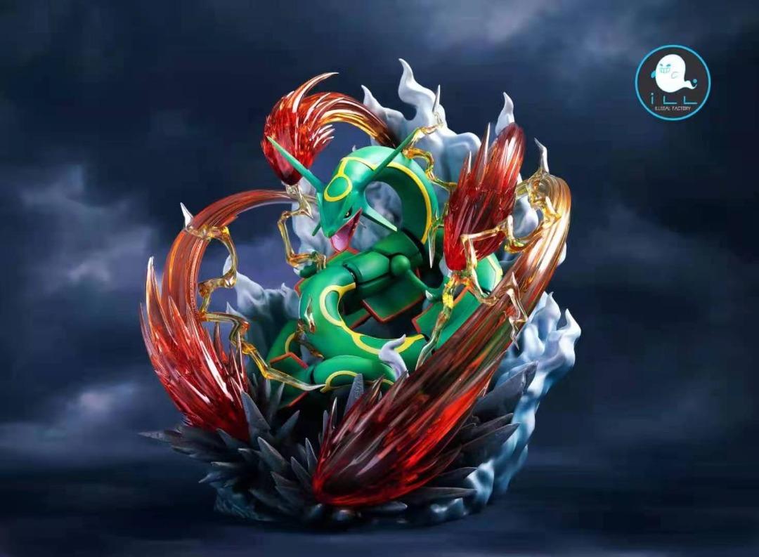 [PO] ILL Studio - Rayquaza Figure Statue, Hobbies & Toys, Toys & Games ...