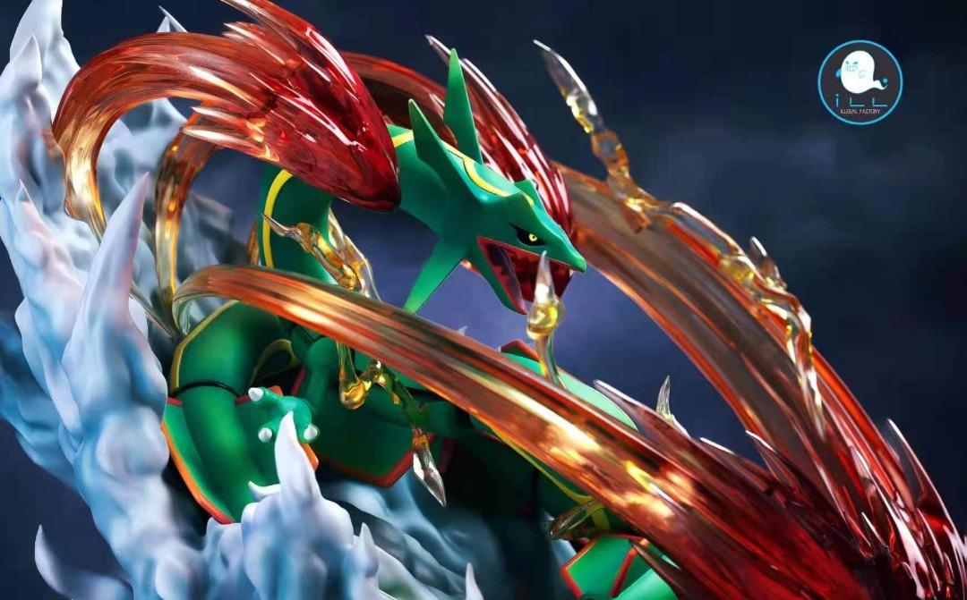 [PO] ILL Studio - Rayquaza Figure Statue, Hobbies & Toys, Toys & Games ...