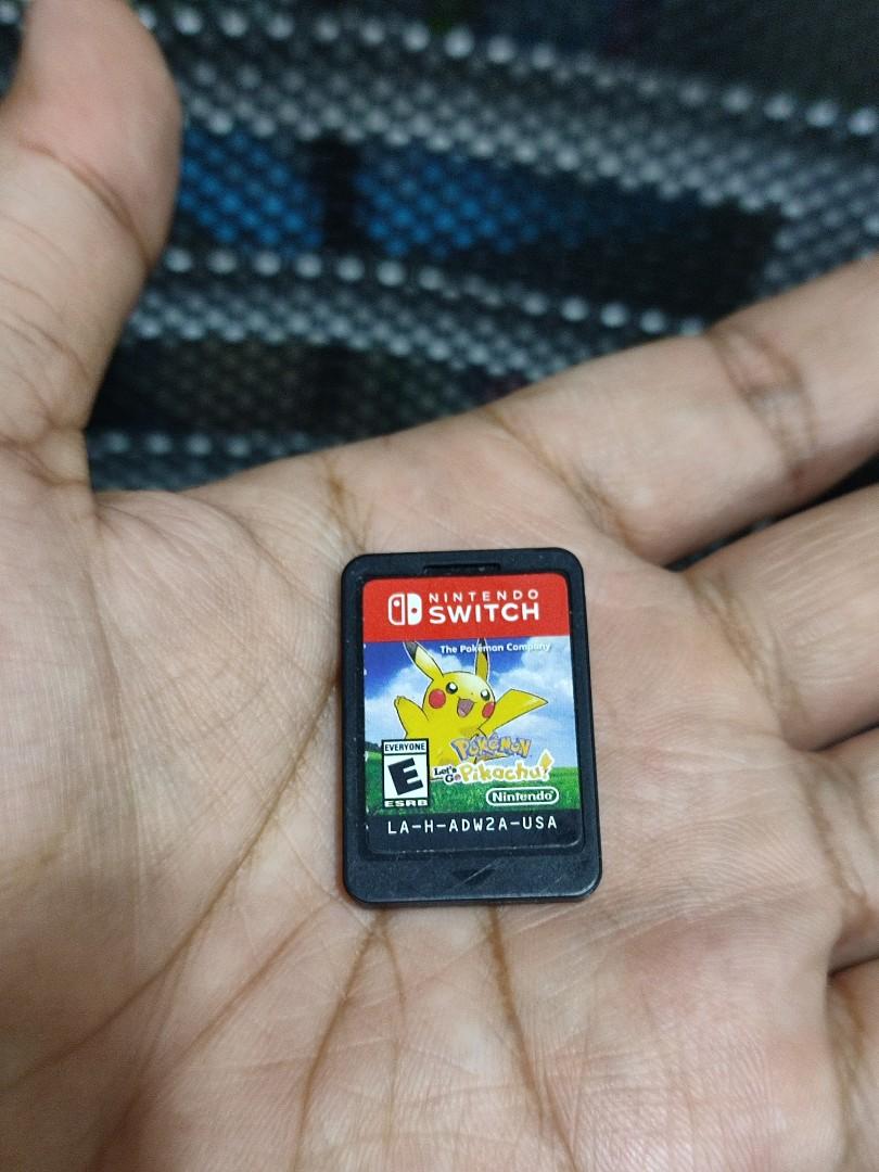 Pokemon lets go Pikachu switch game, Video Gaming, Video Games ...