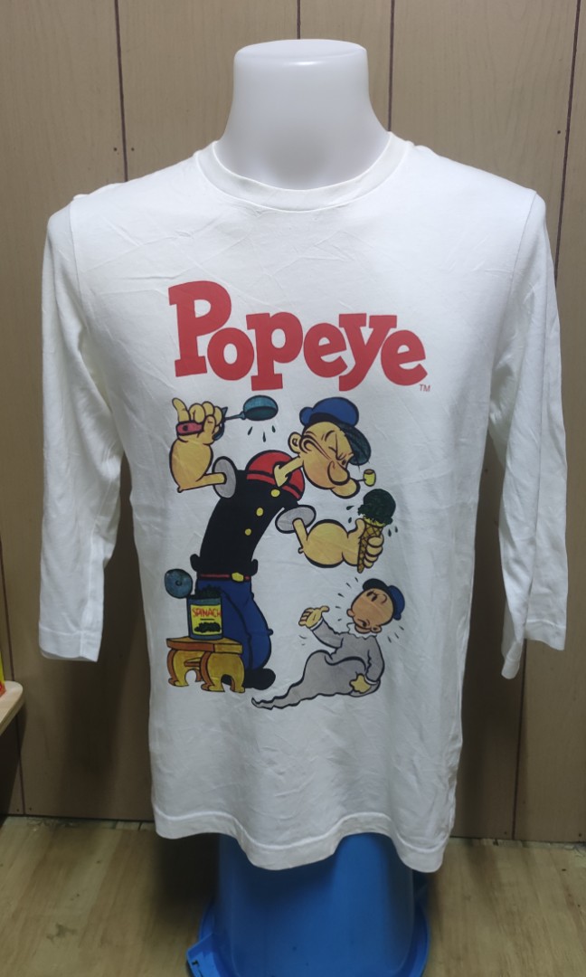 Popeye Uniqlo UT, Men's Fashion, Tops & Sets, Tshirts & Polo Shirts on ...