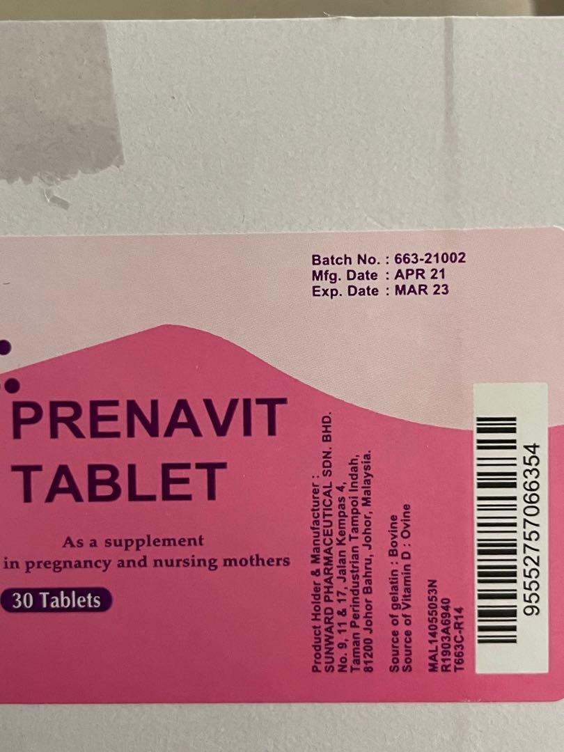 Prenatal vitamin - Prenavit, Babies & Kids, Maternity Care on Carousell