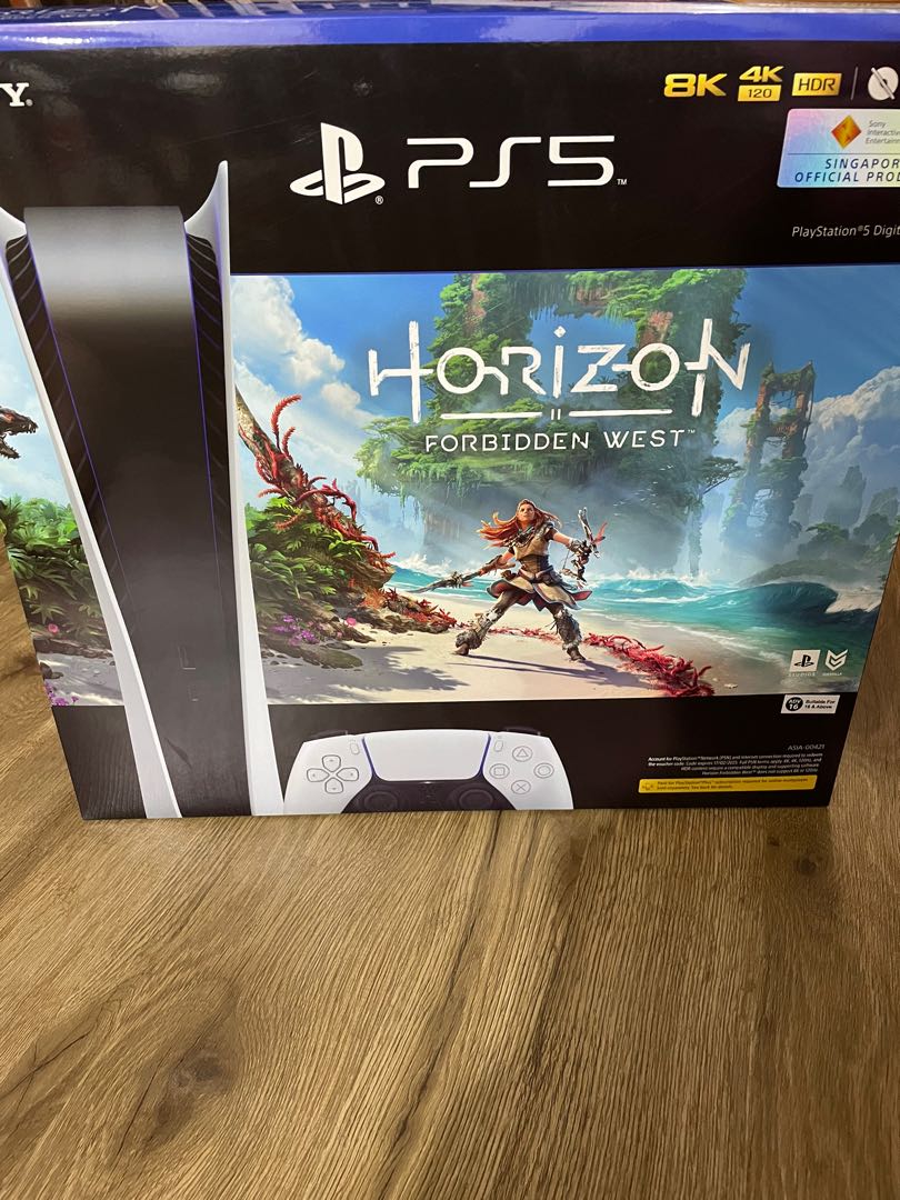 PS5 Digital Horizon Forbidden West Bundle, Video Gaming, Video Game ...