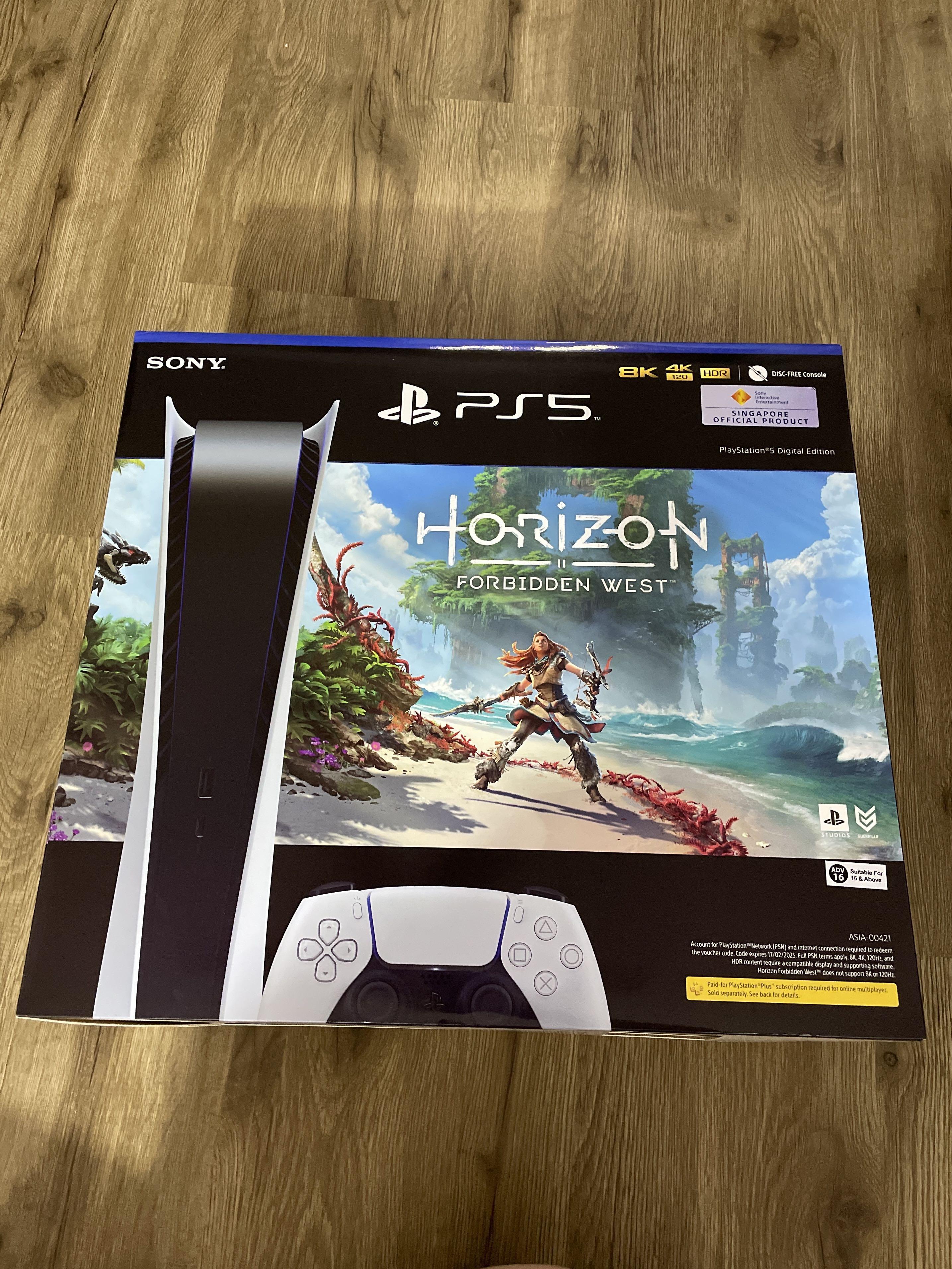 PS5 Digital Horizon Forbidden West Bundle, Video Gaming, Video Game Consoles, PlayStation on ...