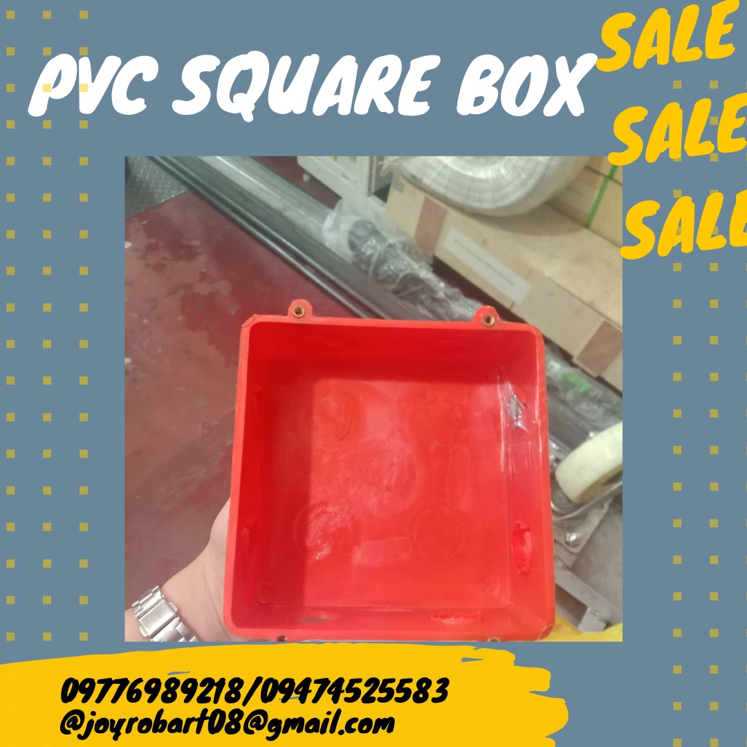 PVC SQUARE BOX WITH COVER, Commercial & Industrial, Construction ...
