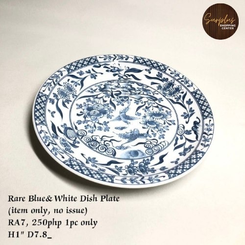 Rare Blue & White Dish, Furniture & Home Living, Kitchenware ...