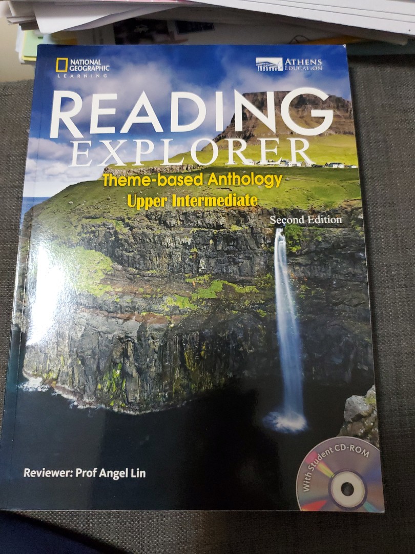 READING EXPLORER THEME BASED ANTHOLOGY UPPER INTERMEDIATE, 興趣及遊戲, 書本 & 文具, 教科書 - Carousell
