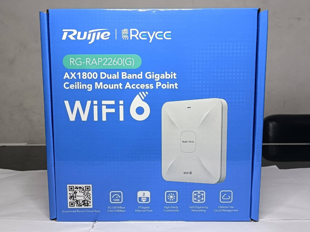 Ruijie-Reyee RG-RAP2260(G) Reyee Wi-Fi 6 1775Mbps Ceiling Access Point ...