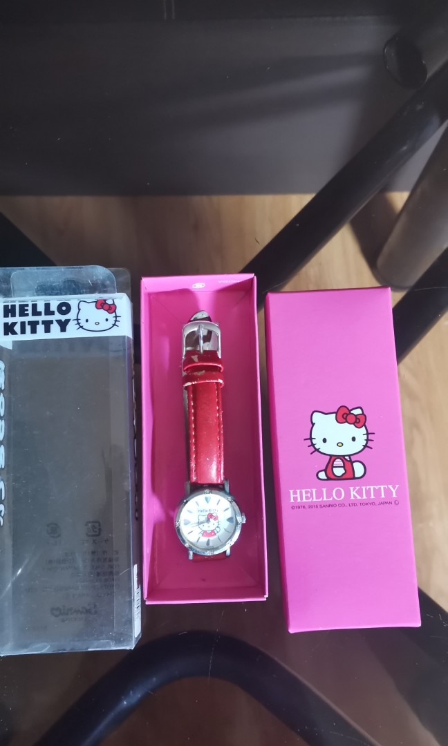 Sanrio watch hello kitty red, Babies & Kids, Babies & Kids Fashion on ...
