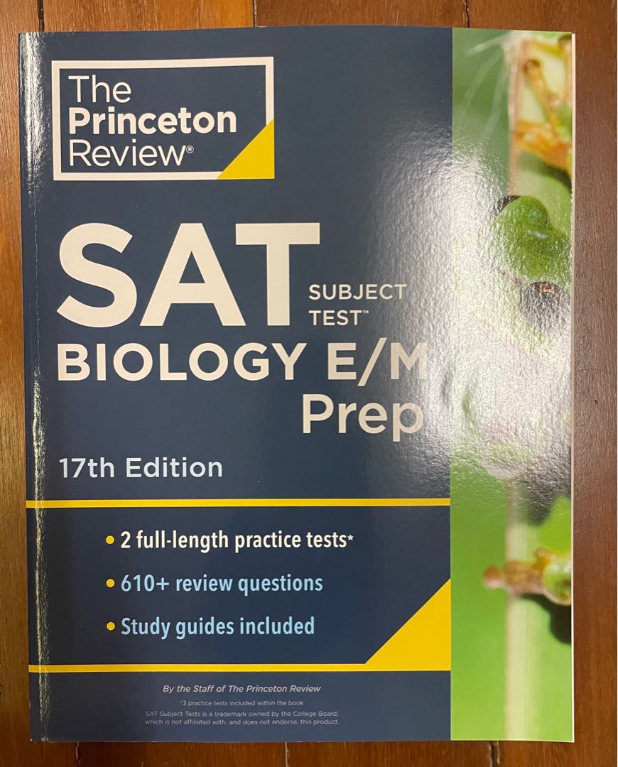 SAT Biology Subject Test Workbooks, Hobbies & Toys, Books & Magazines ...
