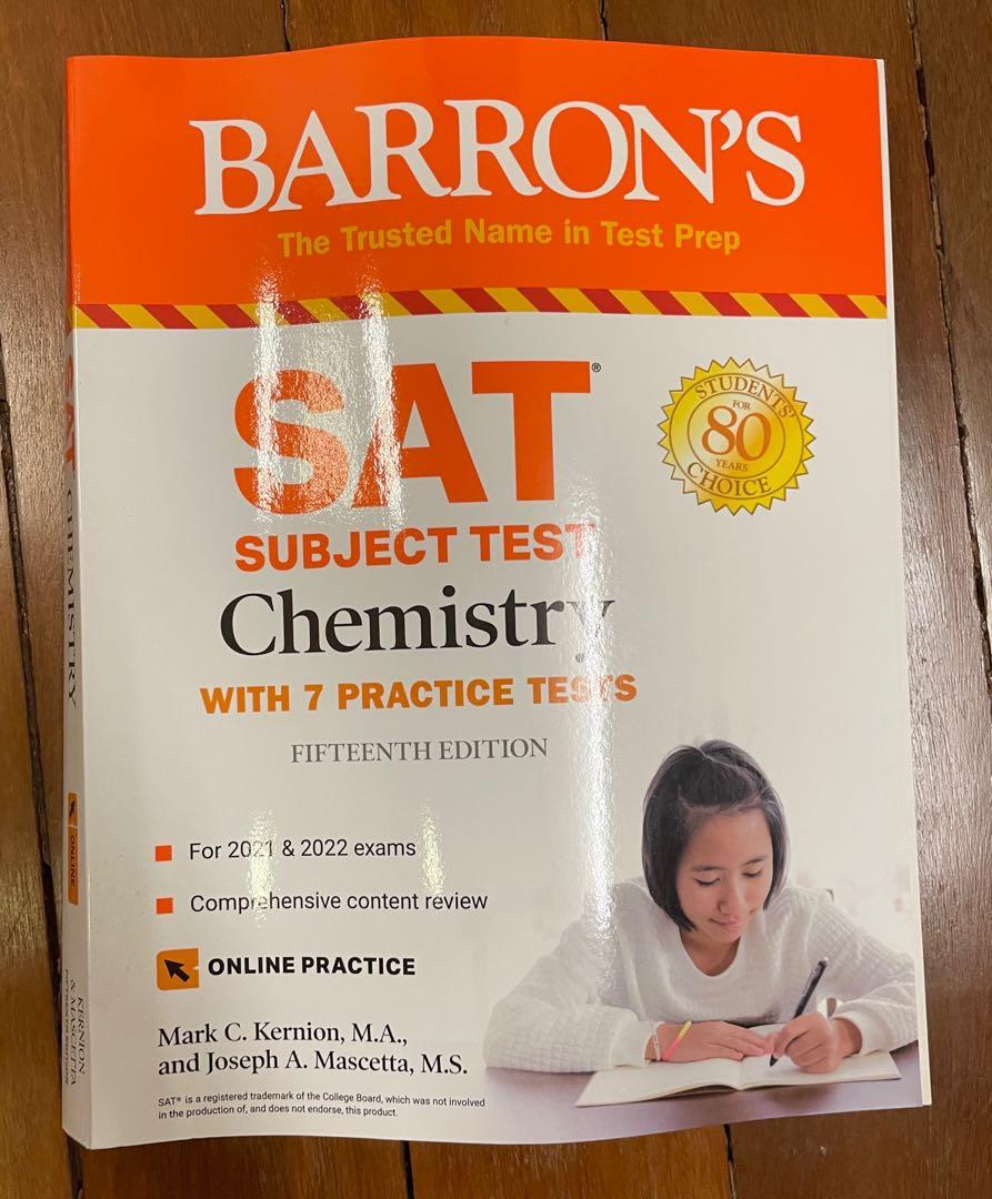 SAT Chemistry Subject Test Workbooks, Hobbies & Toys, Books & Magazines ...