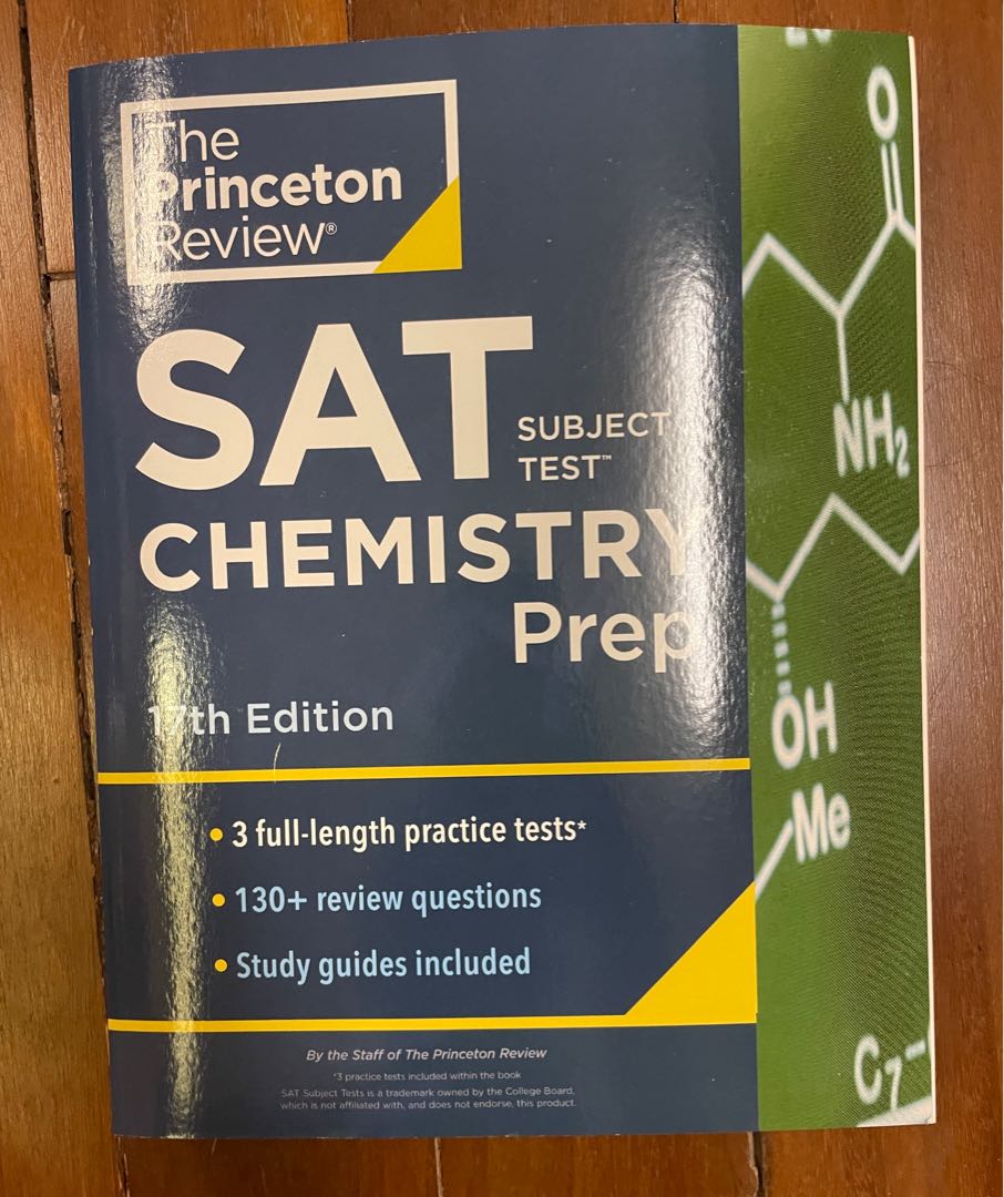 SAT Chemistry Subject Test Workbooks, Hobbies & Toys, Books & Magazines ...