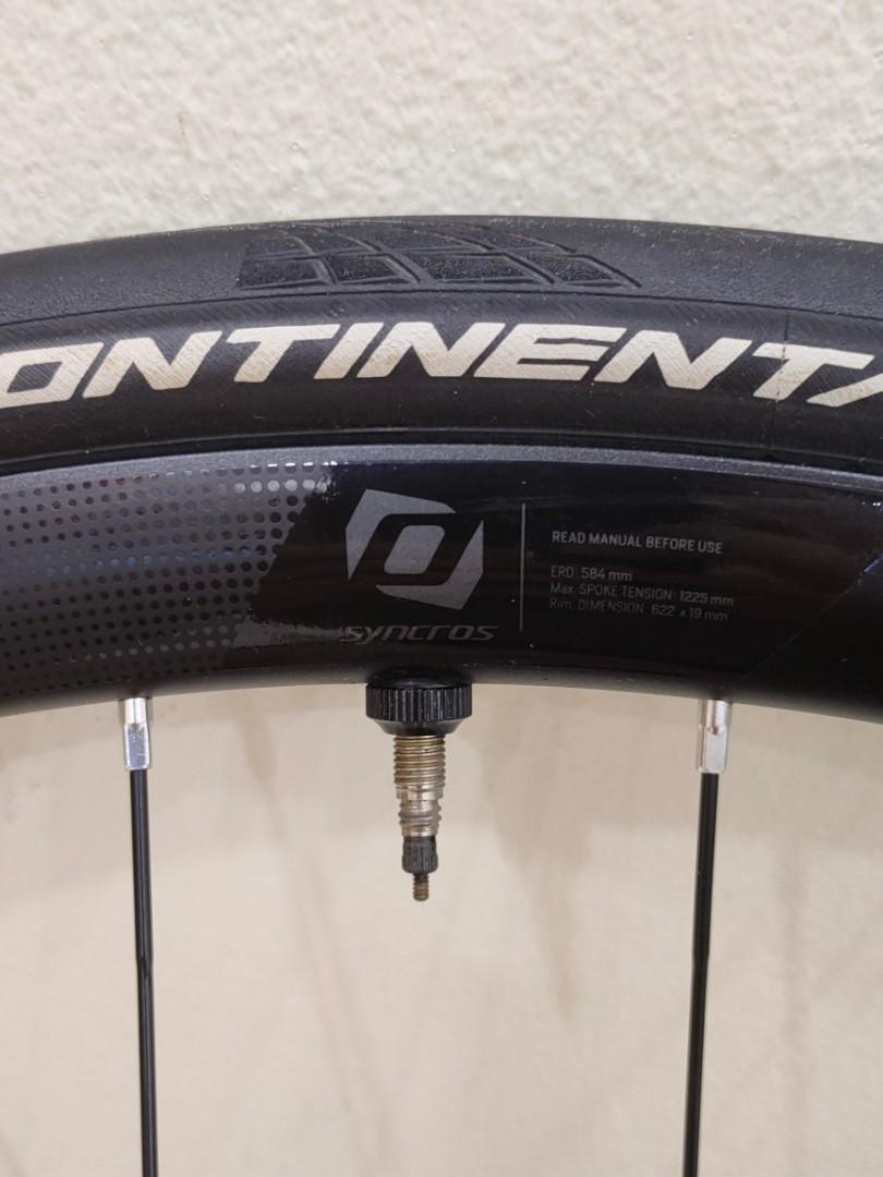 Scott Wheelset Syncros RR2.0 700C Shimano Hub Continental GP5000 TL ...