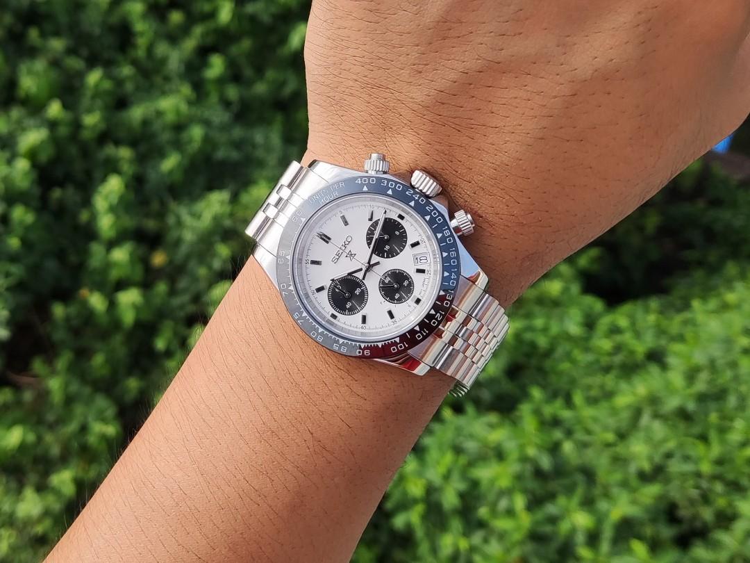 Seiko Speedtimer Panda Mod, Luxury, Watches on Carousell