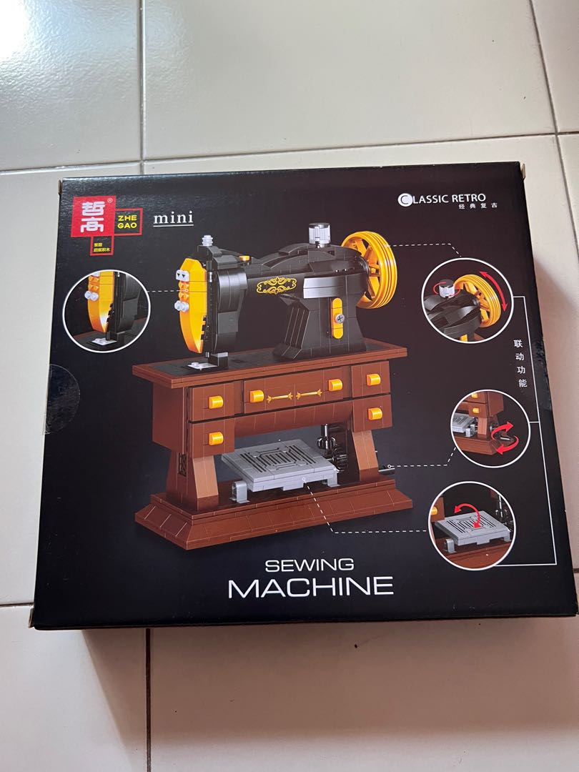 Sewing machine blocks, Hobbies & Toys, Toys & Games on Carousell