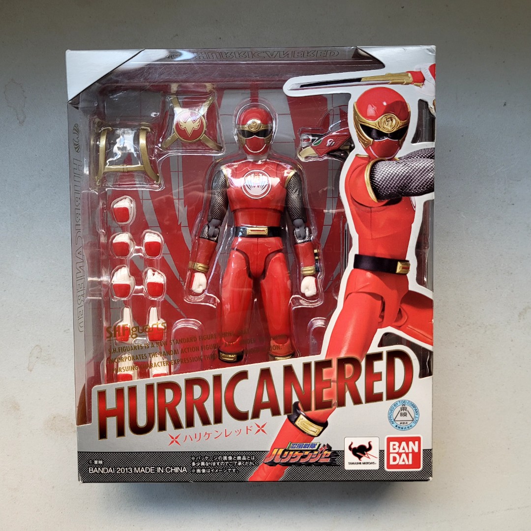 SH Figuarts Bandai Tamashil Nations Power Rangers Ninja Storm (Red ...