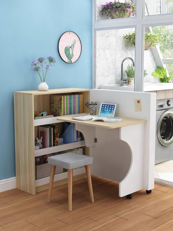 Small cabinet with study table, Furniture & Home Living, Furniture ...