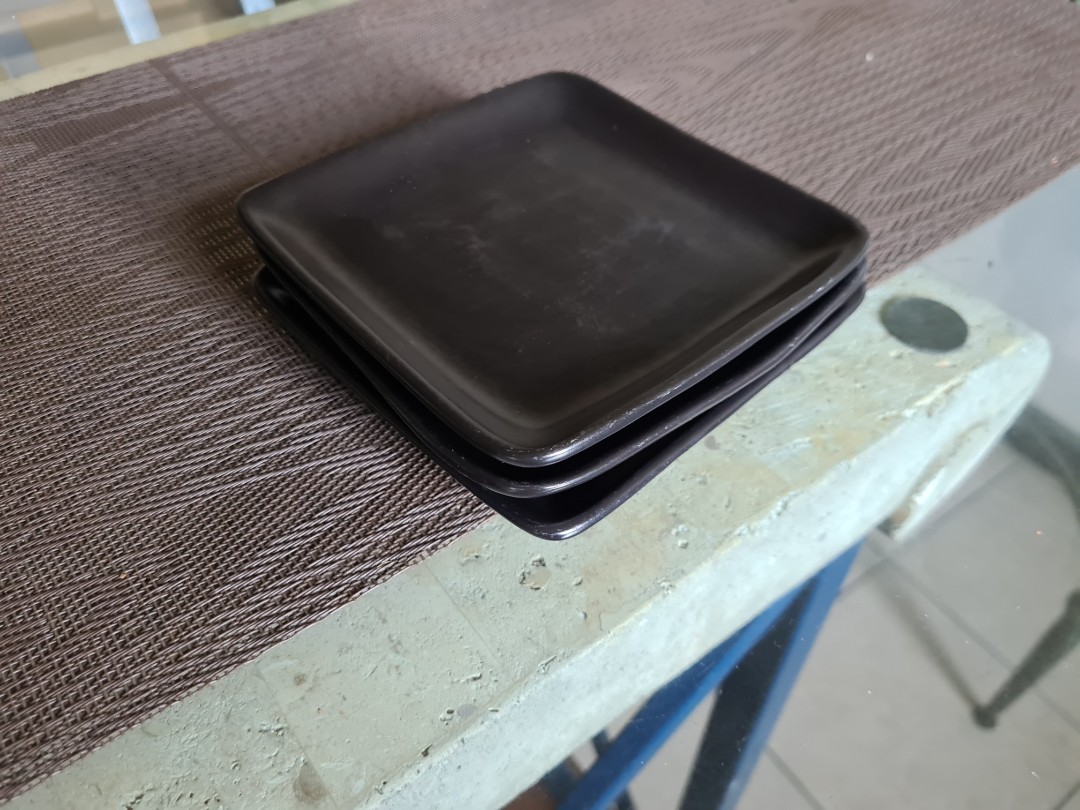 Small Ceramic Square Plate, Furniture & Home Living, Kitchenware ...