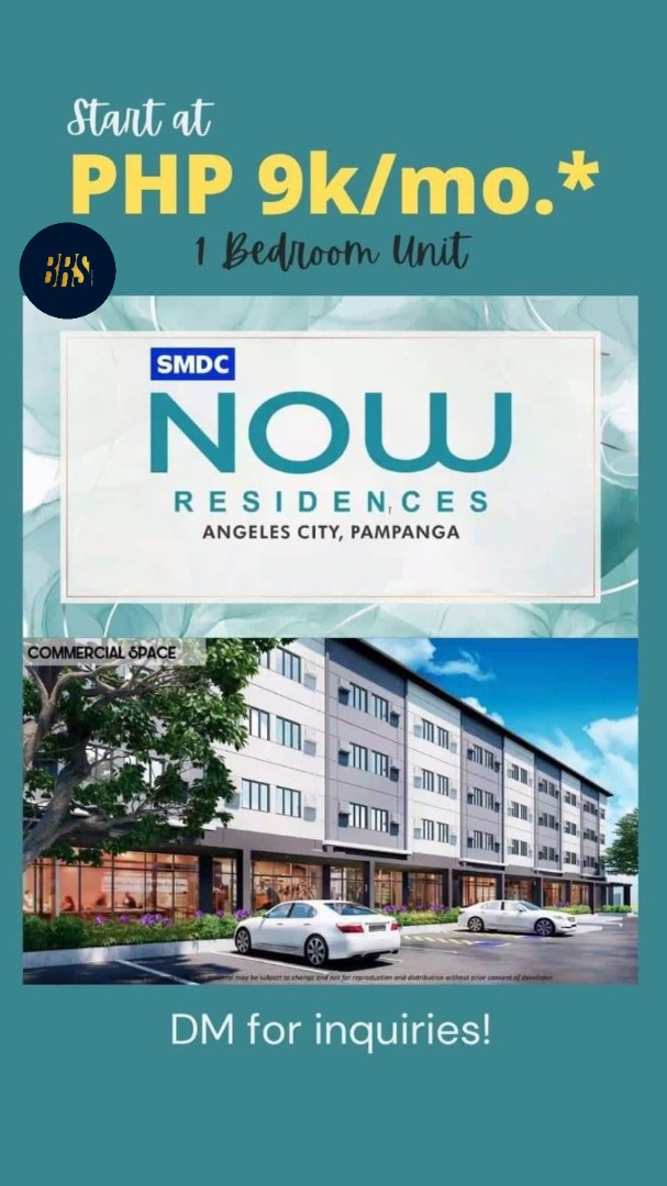 SMDC NOW RESIDENCES - Angeles Pampanga PRE-SELLING - 1 Bedroom 1 ...