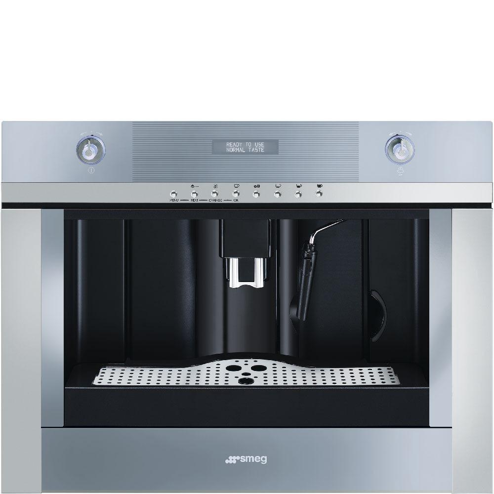 Smeg CMSC45 Linea Aesthetic Fully Automatic Built-in Coffee Machine, TV ...