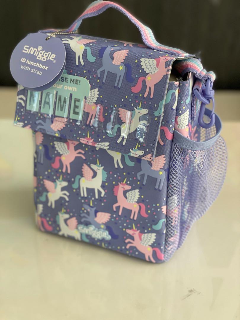 Smiggle Lunch box with strap unicorn, Babies & Kids, Babies & Kids ...