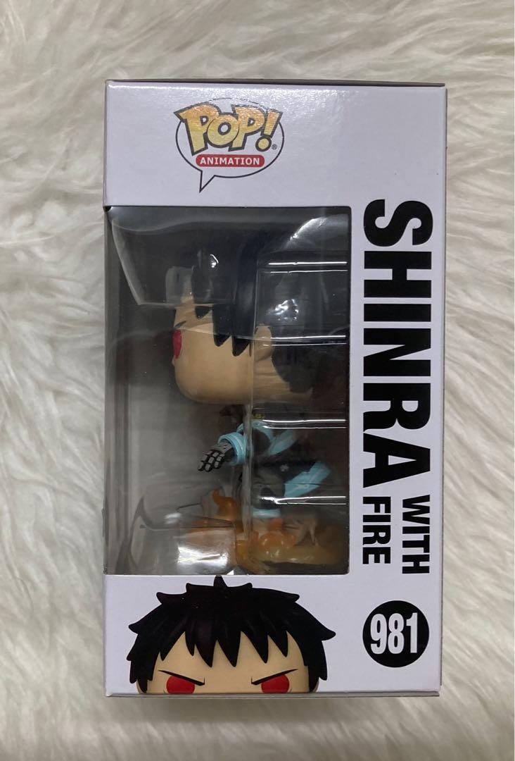Special Edition Fire Force Shinra with Fire Glows-in-the-Dark Funko Pop ...
