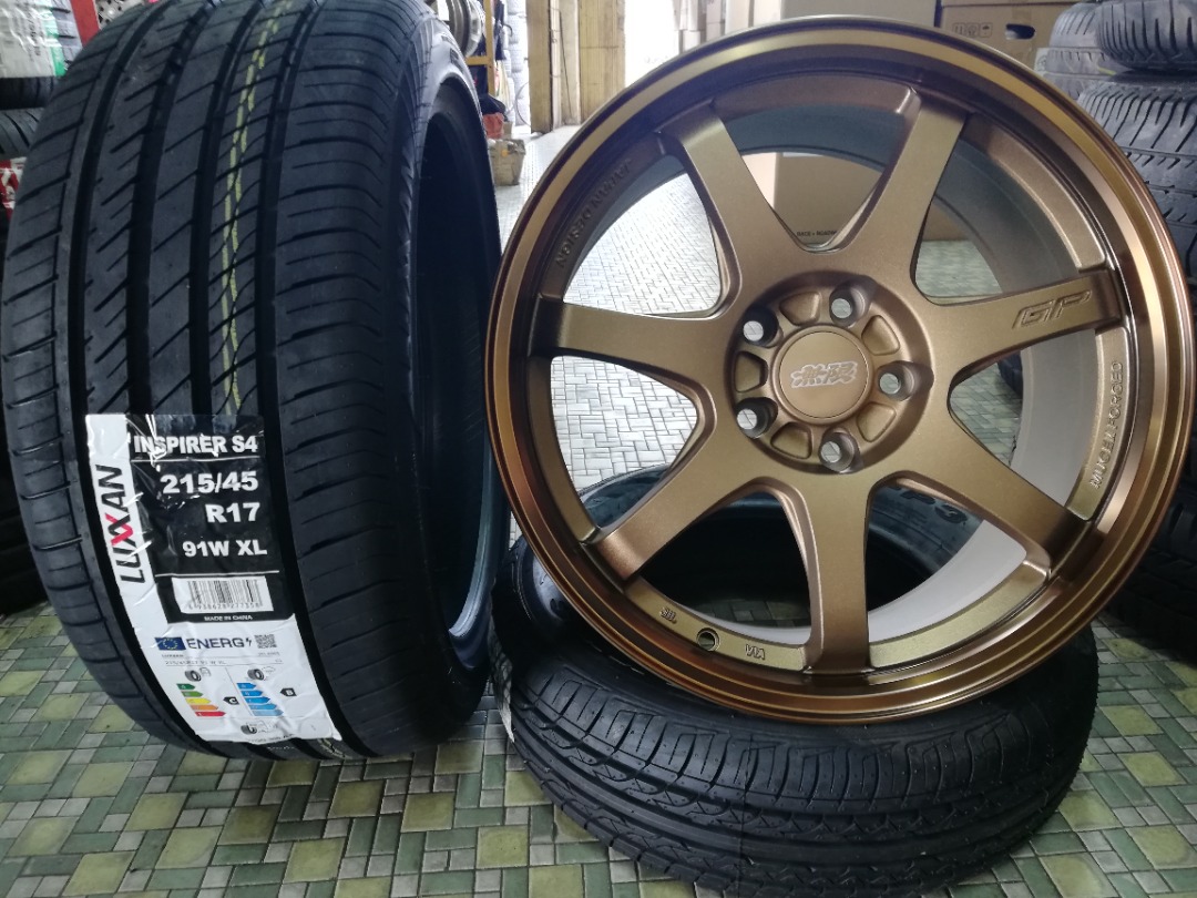 sport rim MUGEN GP racing 17 inch siap tayar baru 17, Auto Accessories ...