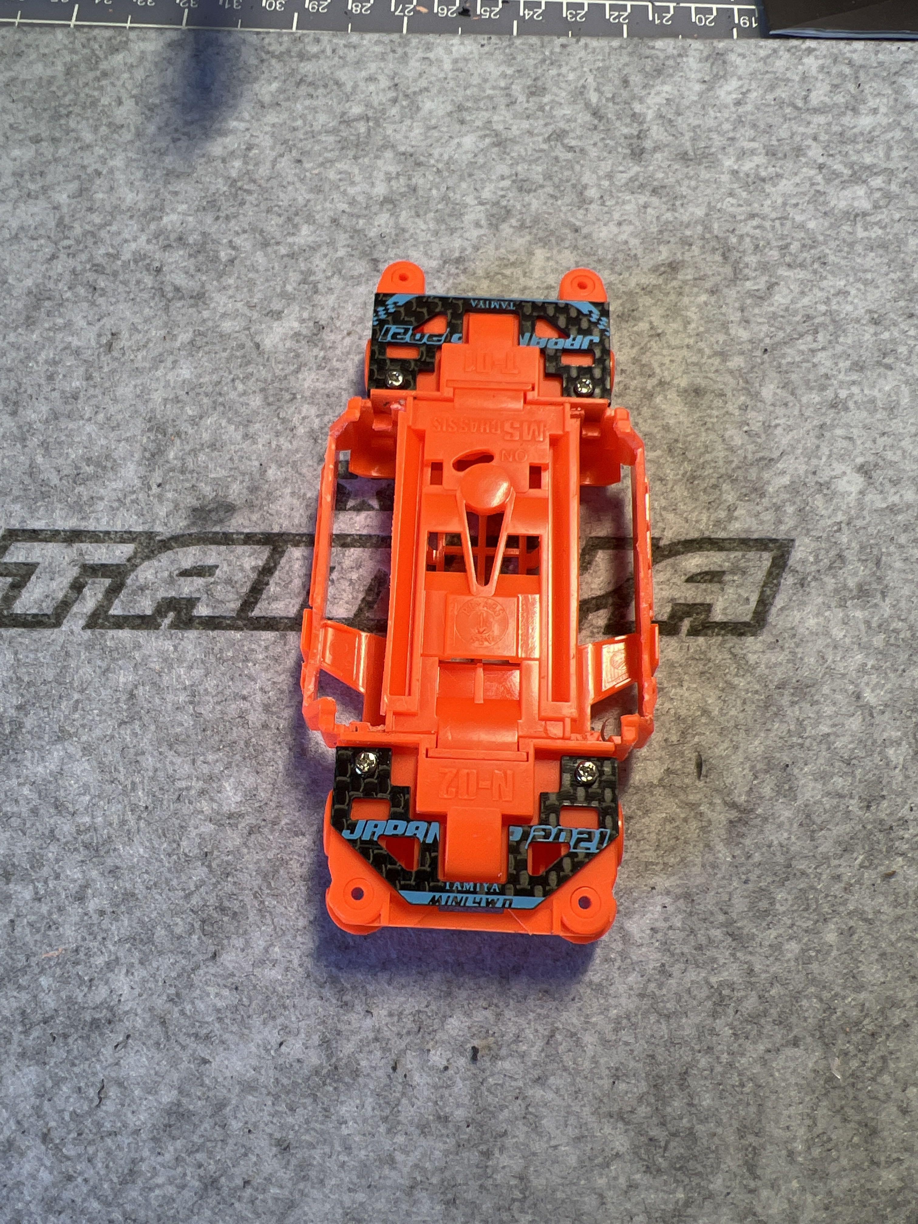 Tamiya Fluorescent Orange Chassis, Hobbies & Toys, Toys & Games on ...