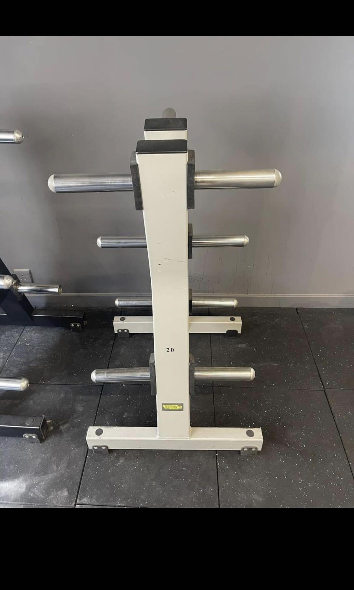 Technogym plate rack / 鐵餅架 / weight plates / weight plate/, 運動產品, 運動與健身 ...