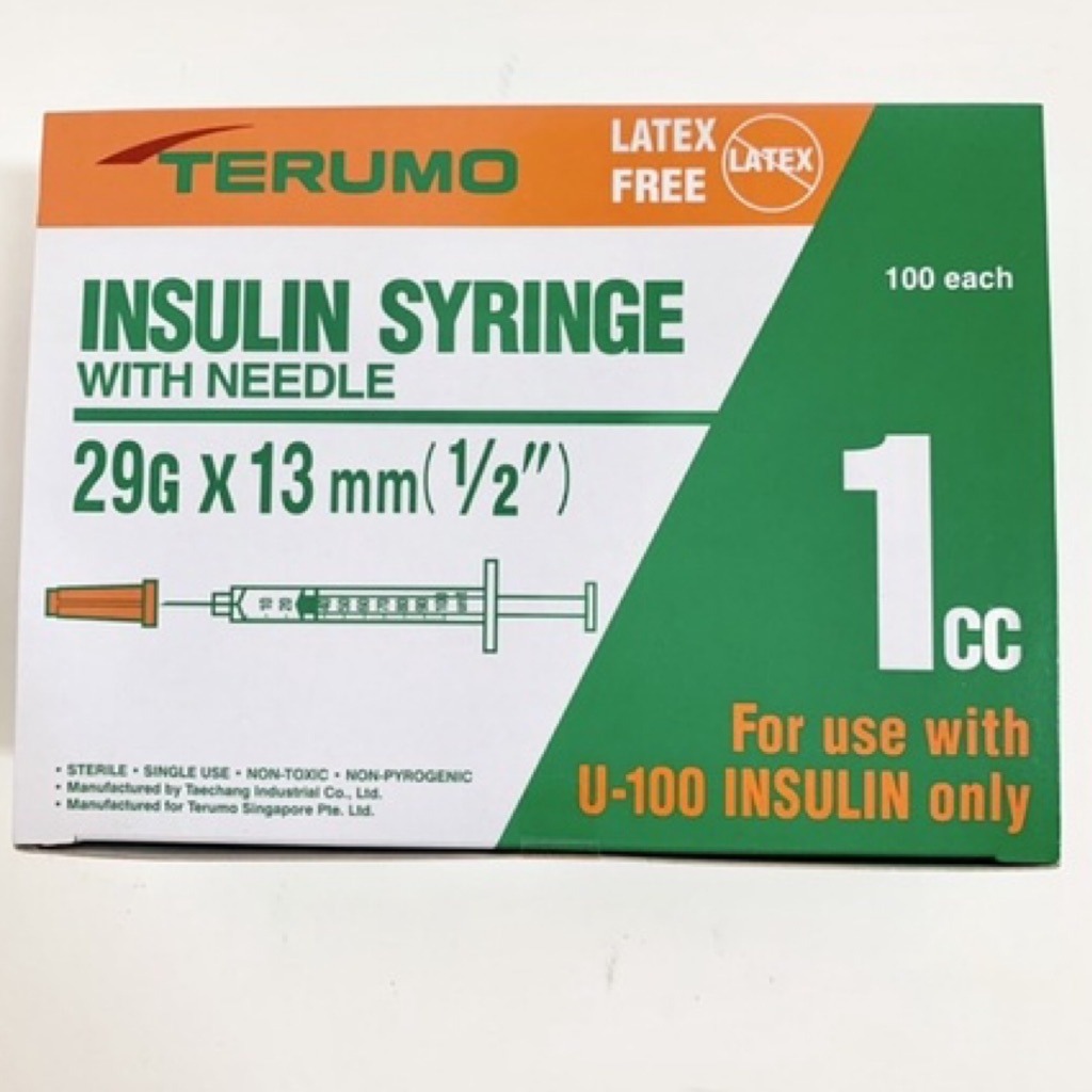 Terumo Insulin Syringe 29G x 13mm, Health & Nutrition, Medical Supplies & Tools on Carousell