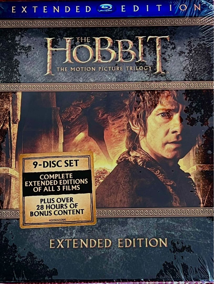 The Hobbit- Trilogy- Extended Version - BlueRay, Hobbies & Toys, Music ...