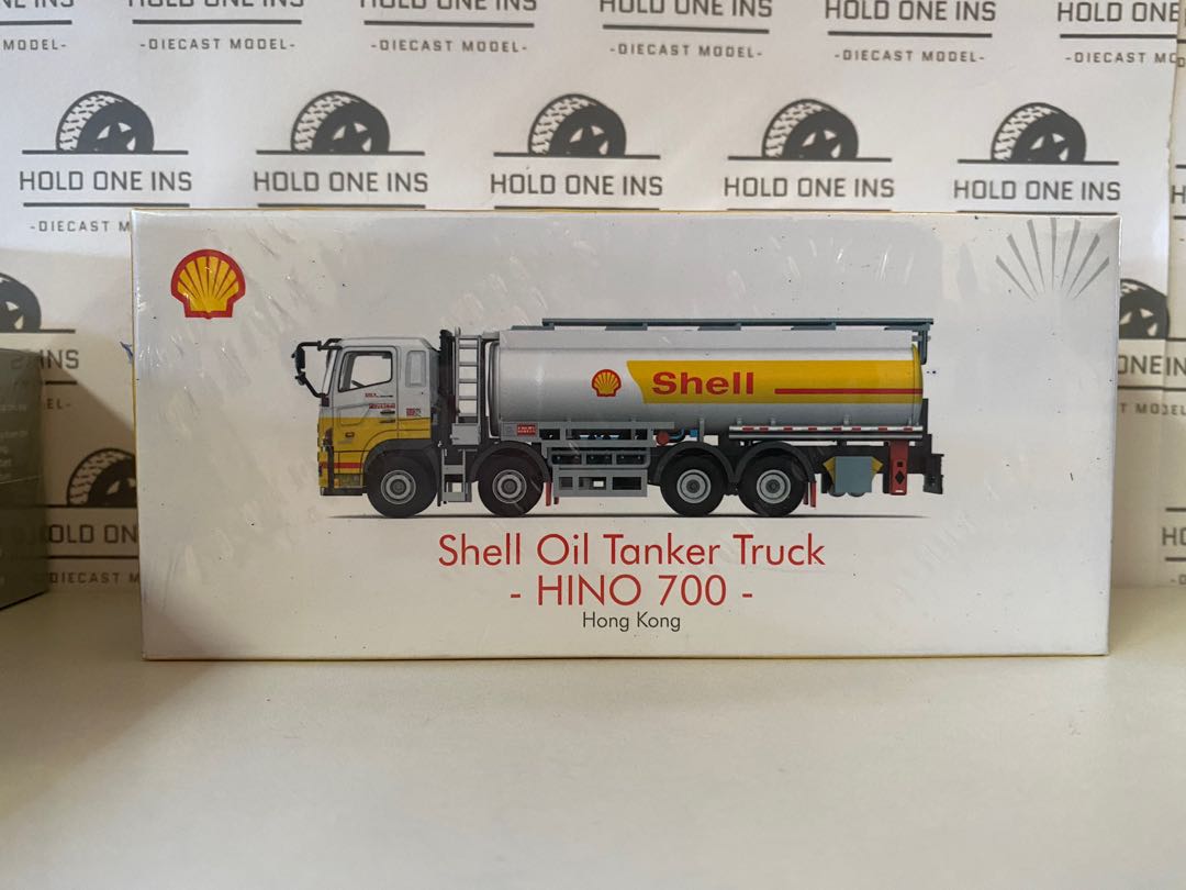 微影tiny Shell Oil Tanker Truck Hino 700 油車, 興趣及遊戲, 玩具 & 遊戲類 - Carousell