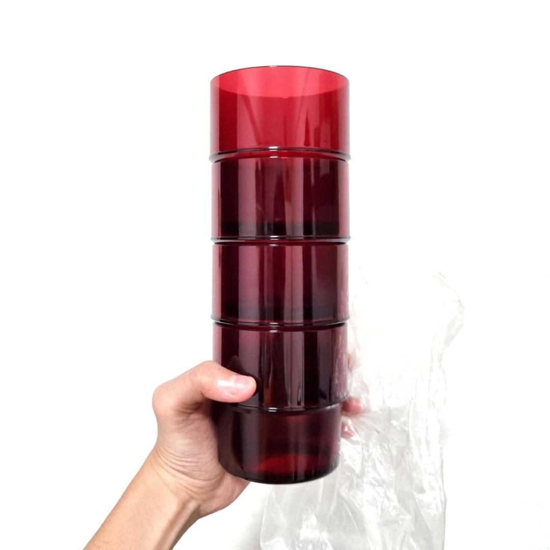 Tupperware 250 ml Elegant Deluxe Serving Crystal Low Glass Preludio ...