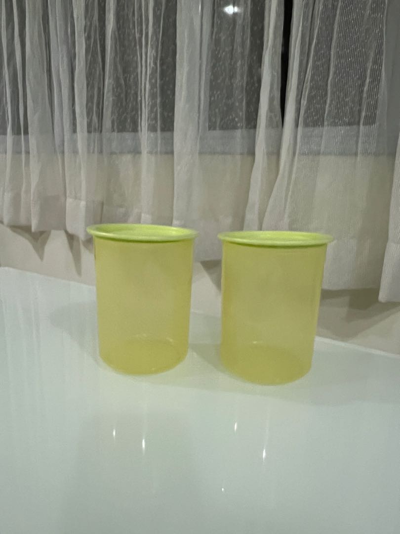 Tupperware One Touch topper / Canister, Furniture & Home Living, Kitchenware & Tableware, Food ...