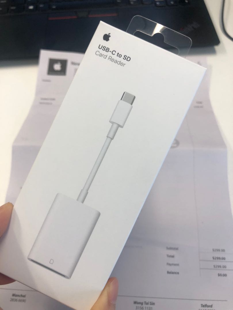 APPLE Type C card reader, 手提電話, 電子書閱讀器 - Carousell