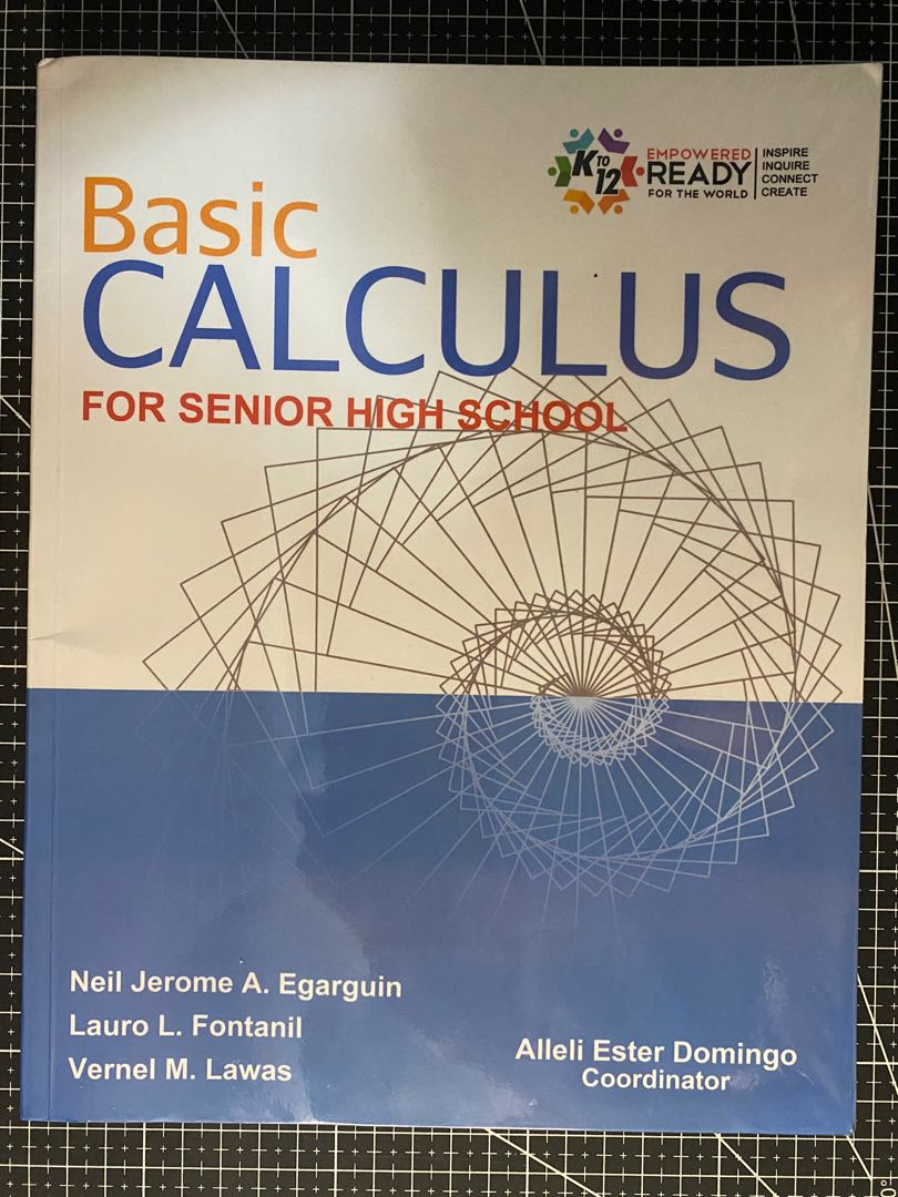 UST SHS GRADE 12 BASIC CALCULUS FOR SENIOR HIGH SCHOOL BOOK, Hobbies ...
