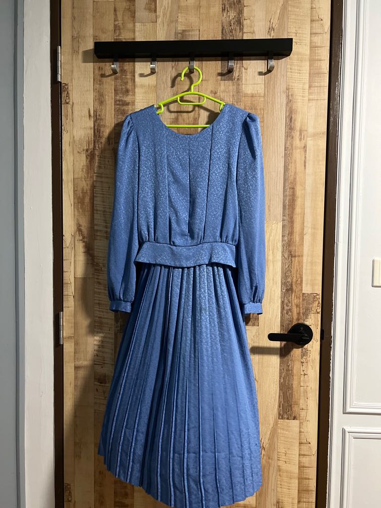Vintage Cinderella Blue Posh Dress, Women's Fashion, Dresses & Sets ...