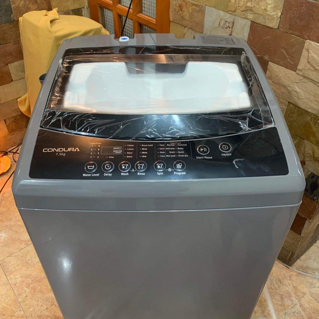 Washing machine condura top load washer 7.5, TV & Home Appliances ...