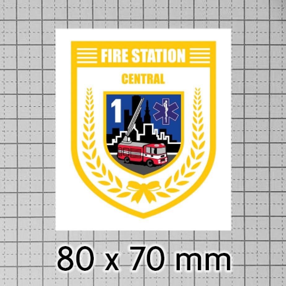 Waterproof Stickers : SCDF Central Fire Station . Free Normal Mail ...