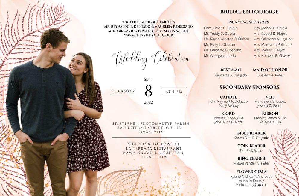 Wedding Invitation Layout Only Hobbies Toys Stationary Craft