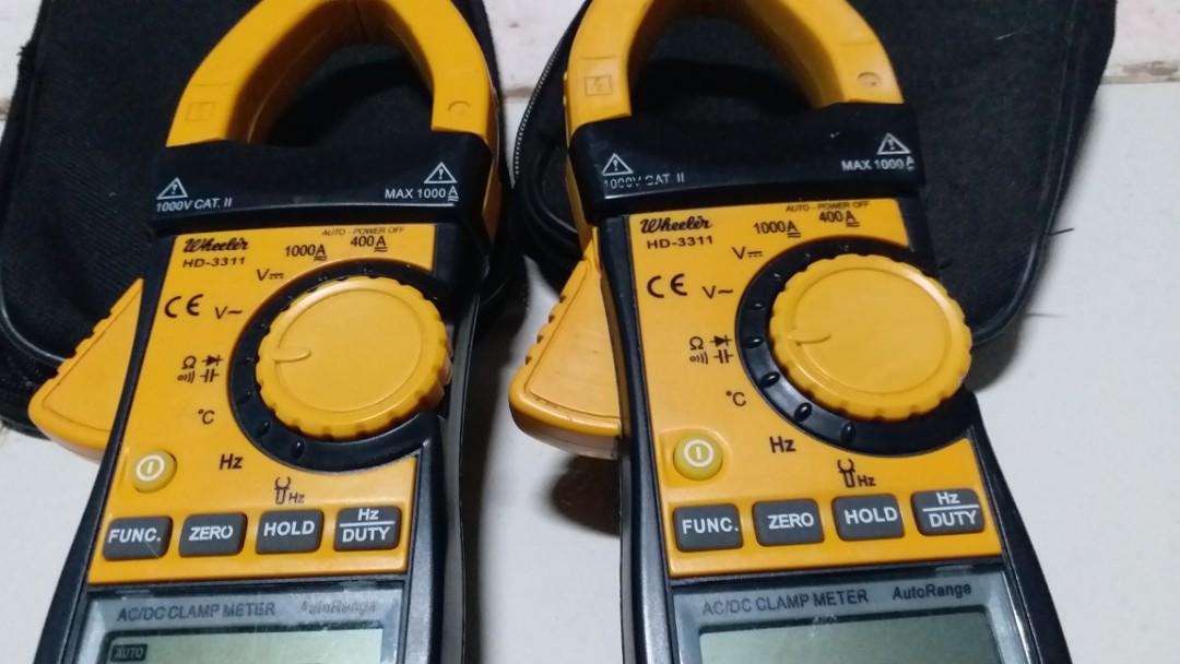 Wheeler Clamp Meter, Commercial & Industrial, Construction Tools ...