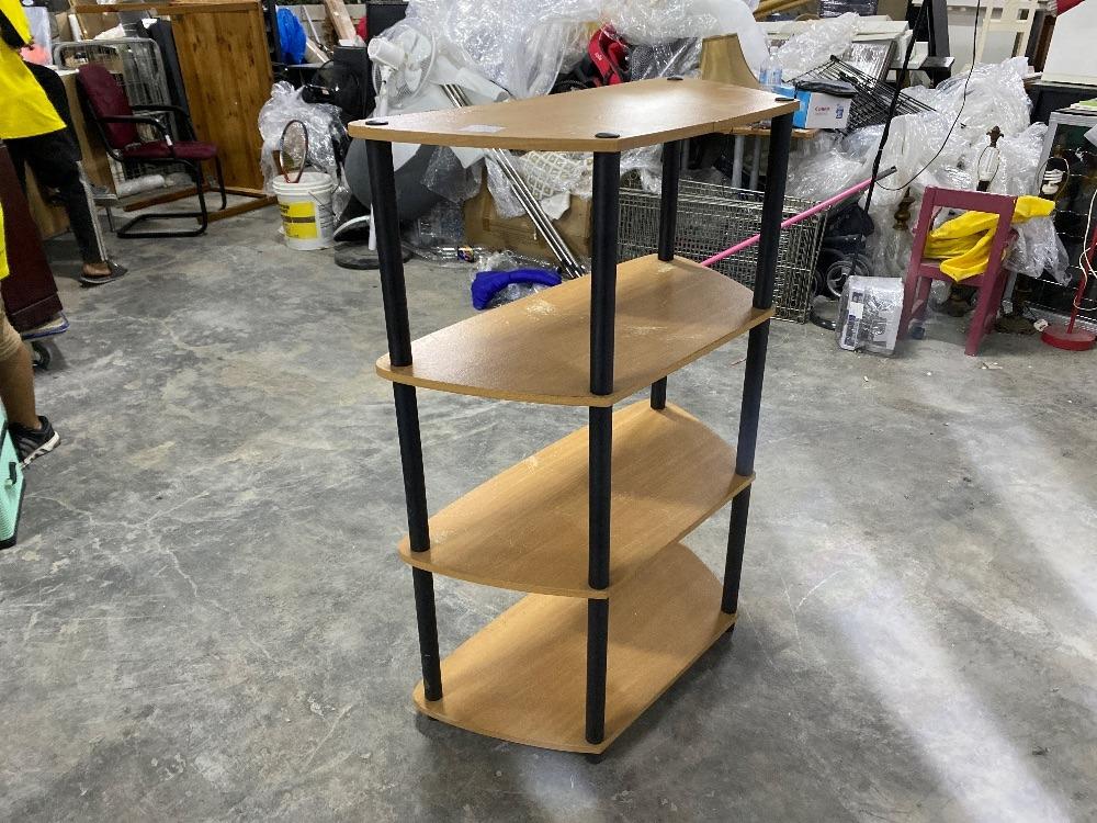 Wooden 4 Tiers Rack / Rak Kayu 4 Tingkat, Furniture & Home Living ...
