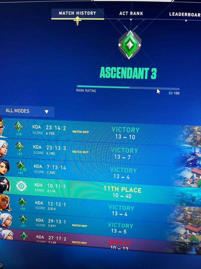 WTS/WTT Valorant Ascendant 3 account with EP3 radiant buddy., Video ...