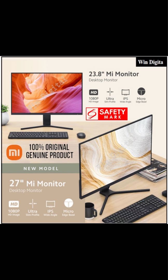 Xiaomi Redmi Computer Monitor, Computers & Tech, Parts & Accessories ...