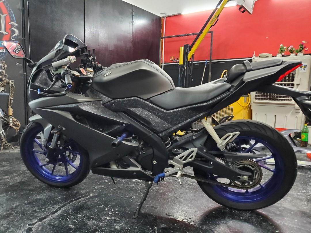 Yamaha R15 Forged Carbon And Gun Metal Makeover, Motorcycles ...